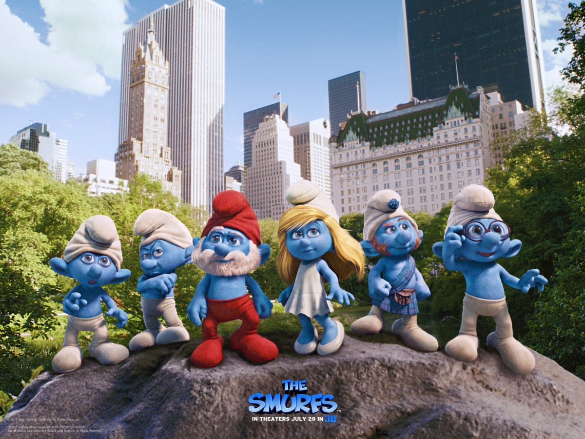 Smurfs Rock Wallpaper
