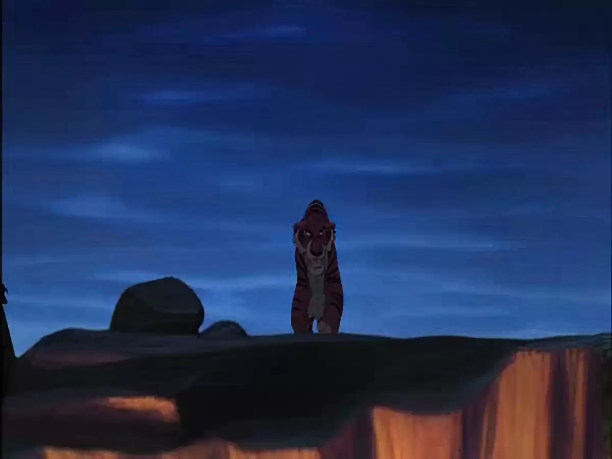 Shere Khan's Menacing Stance - The Jungle Book 2 Wallpaper