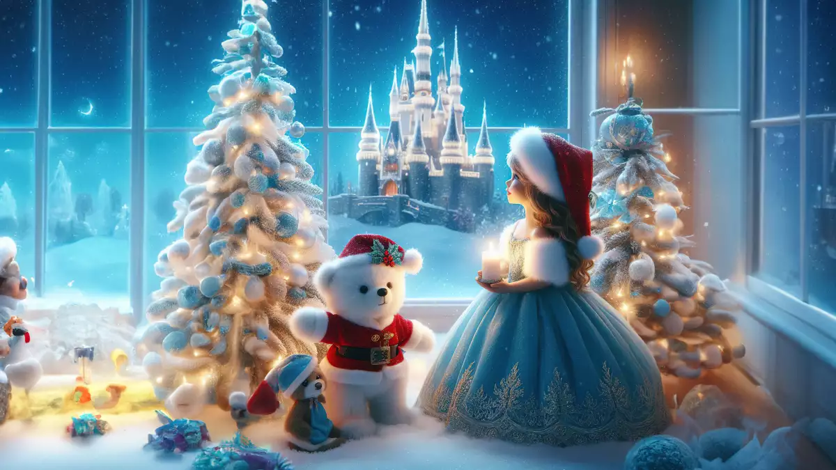 Discover the Enchanting World of a Little Princess, Teddy Bear, and a ...