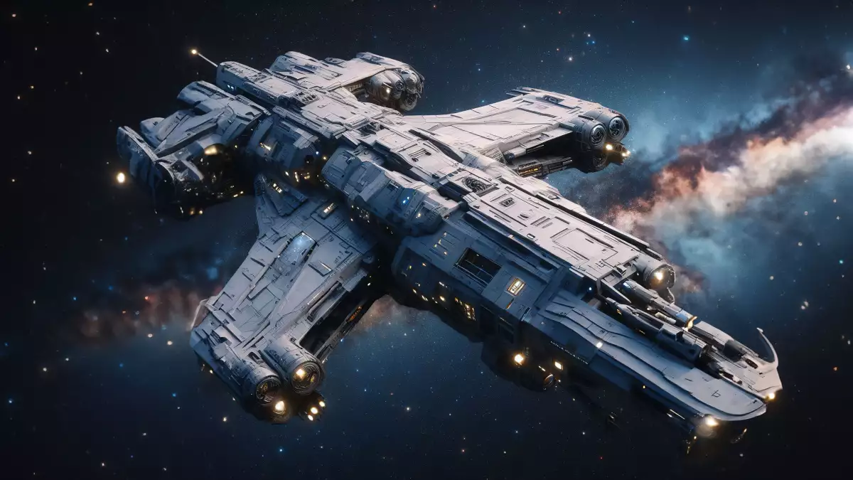 Galactic Explorer Spaceship: Voyage Beyond the Stars