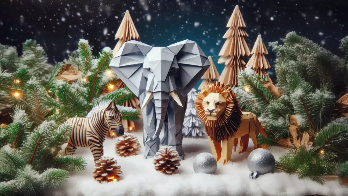 Origami Safari Wonderland - A Holiday Safari in Paper Art